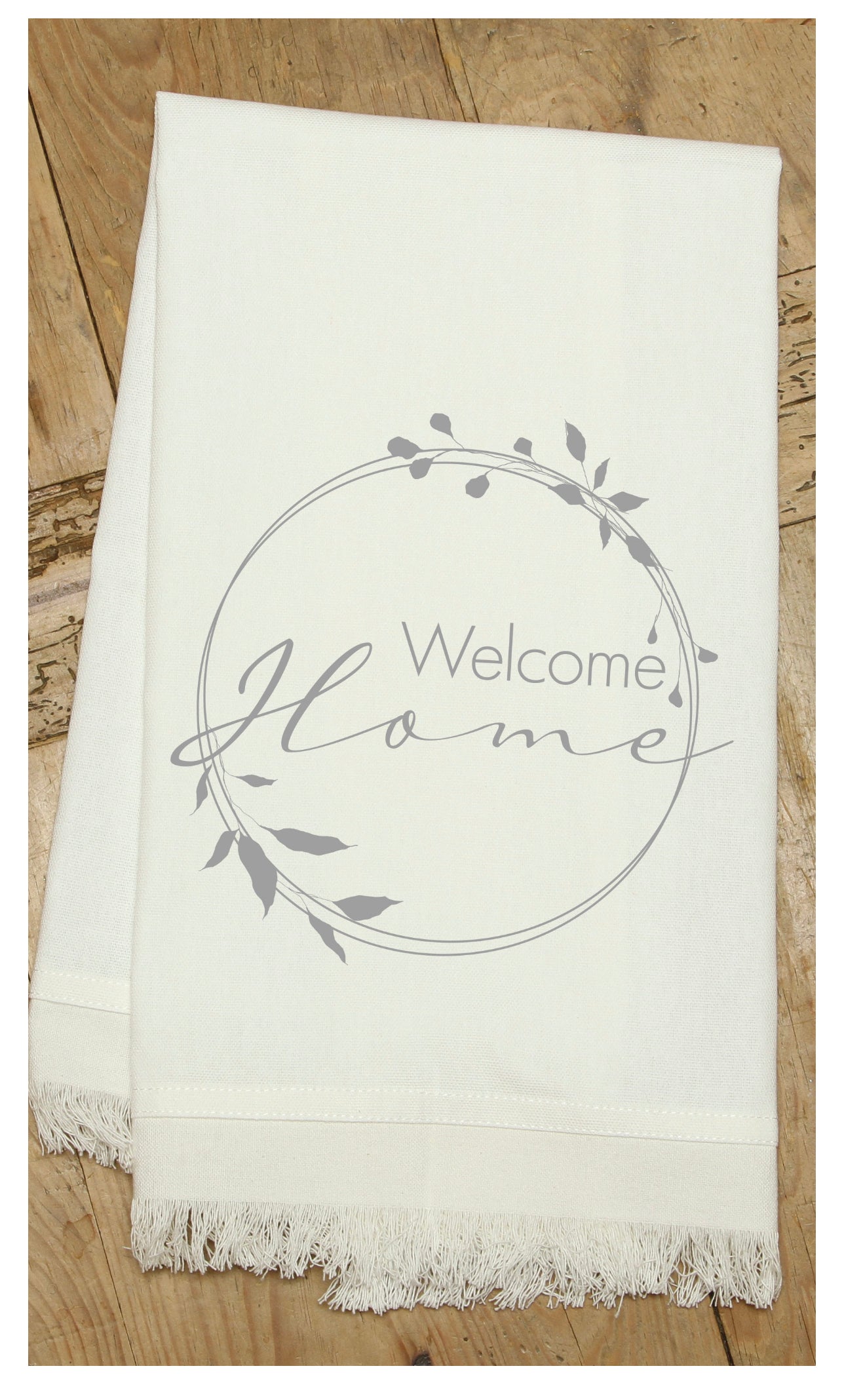 Welcome home / Natural Kitchen Towel – usastrong.IO