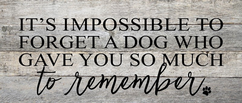 It's impossible to forget a dog who gave you so much to remember (dog ...